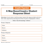 Westward Expansion Map Based Inquiry: Student Response Sheet Graphic ...