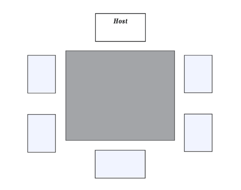 Dinner Party Seating Chart | Bill of Rights Institute