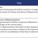 Article 1, U.S. Constitution | Bill of Rights Institute