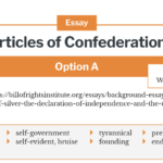 Articles of Confederation | Middle School Social Studies Essay | Bill ...