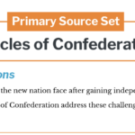Articles of Confederation | Middle School Social Studies Primary Source ...