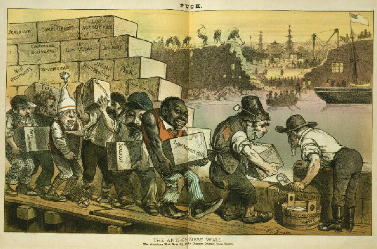 Gilded Age, immigration cartoons, political satire, cultural commentary ...