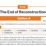 The End of Reconstruction | Middle School Social Studies | Bill of ...