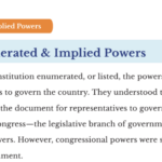 Congress: Enumerated and Implied Powers | National Leader in Civic ...