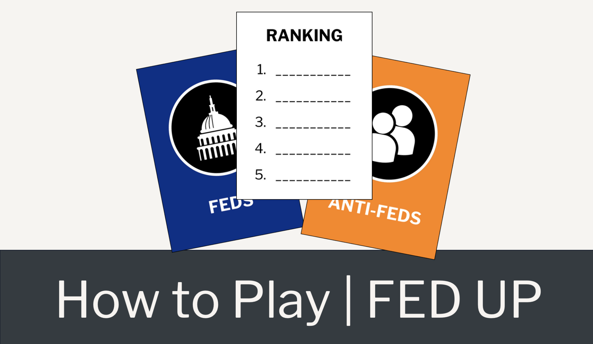 Fed Up Card Game | National Leader in Civic Education Resources | Bill ...