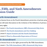 4th Amendment, 5th Amendment, and 6th Amendment Discussion Guide ...