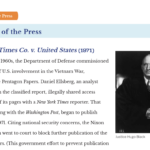 Freedom of Press Supreme Court Case Studies | New York Times Co. v ...