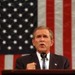 US President George W Bush and the War on Terror post 9/11 September 11