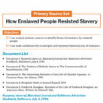 How Enslaved People Resisted Slavery Primary Source Set | Slave ...