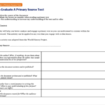 How to Evaluate a Primary Source Text | Bill of Rights Institute