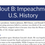 Impeachment in U.S. History | Bill of Rights Institute