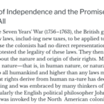 Declaration of Independence and Slavery