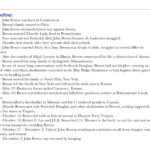 John Brown Background Essay and Timeline | Bill of Rights Institute