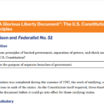 James Madison and Federalist No. 51 | Bill of Rights Institute