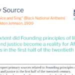 Lift Every Voice lesson, Black National Anthem, social studies ...