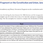 Rhetoric of Abraham Lincoln Document Packet | Gettysburg Address ...