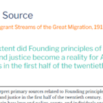 Map: Migrant Streams of the Great Migration, 1910-1930 | Bill of Rights ...
