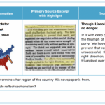 Election of 1860 Newspaper Primary Sources | Causes of the Civil War ...