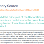 Germantown Friends Protest Against Slavery, 1688 | Bill of Rights Institute