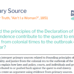 Sojourner Truth, “Ain’t I a Woman?” 1851 | Bill of Rights Institute