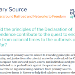 The Underground Railroad and Networks to Freedom | Bill of Rights Institute