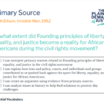 Ralph Ellison, Invisible Man, 1952 | Bill of Rights Institute