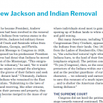 Handout A: Andrew Jackson and Indian Removal | Bill of Rights Institute