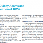 Handout A: John Quincy Adams and the Election of 1824 | Bill of Rights ...