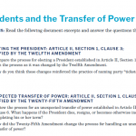 Handout A: Presidents and the Transfer of Power | Bill of Rights Institute