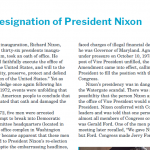 Handout A: The Resignation of Richard Nixon | Bill of Rights Institute