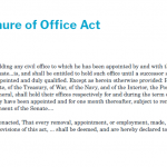 Handout B: The Tenure of Office Act Excerpts (The Impeachment of Andrew ...