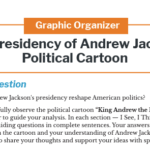 Political Cartoon Analysis Graphic Organizer | Andrew Jackson | Middle ...