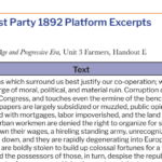 Populist Party Platform Excerpts | Bill of Rights Institute