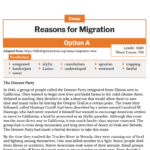 Reasons for Migration Essay | Westward Expansion | Middle School Social ...