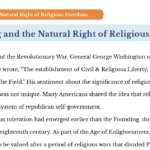 The Founding and the Natural Right of Freedom of Religion | National ...