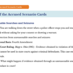 Rights of the Accused Scenario Cards Activity | Bill of Rights Institute