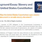 US Constitution Slavery