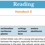 Sectionalism Reading | Causes of the Civil War | Elementary