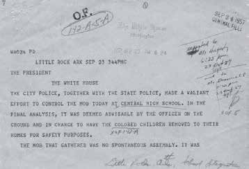 Documents to Examine (A-K) - Eisenhower and the Little Rock Crisis (1957) | Bill of Rights Institute