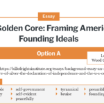 The Golden Core: Framing America's Founding Ideals | Declaration of ...