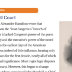 Periods of the Supreme Court Timeline | The Marshall Court | The Taney ...