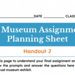 Virtual Museum Handout | Course of the Civil War | Elementary