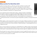 Woodrow Wilson and the US in WWI | Primary Source | The Bill of Rights ...