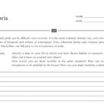 Hubris Worksheet | Bill of Rights Institute