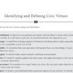 Identifying and Defining Civic Virtues | National Leader in Civic ...