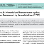 Primary Source: Memorial and Remonstrance against Religious Assessments ...