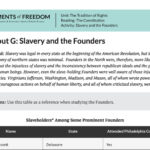 Handout G: Slavery and the Founders | National Leader in Civic ...