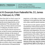Primary Source: Excerpts from Federalist No. 51 | Bill of Rights Institute