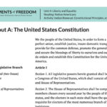 Handout A: The United States Constitution - Native Americans - Bill of ...
