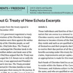 Handout G: Treaty of New Echota Excerpts | Bill of Rights Institute